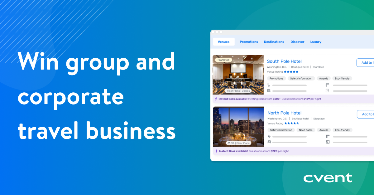 Supplier and Venue Management Solutions | Cvent