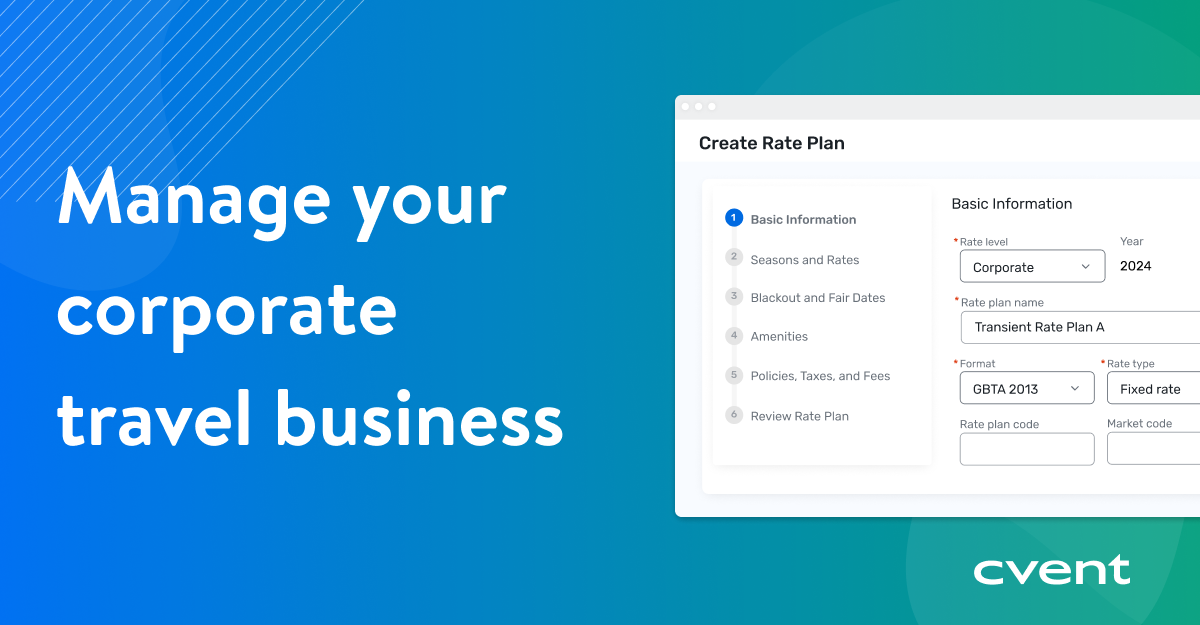 Manage your corporate travel business | Cvent