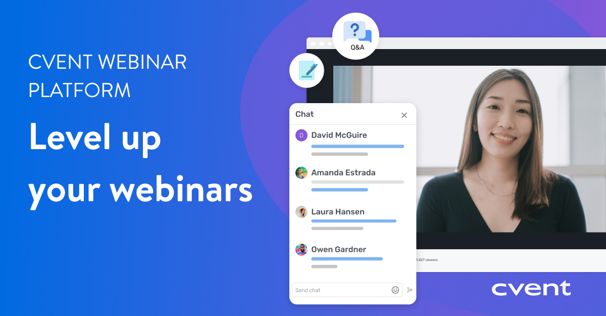 Best Webinar Platform - Deliver Interactive Webinars | Cvent
