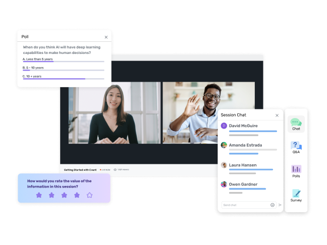 Webinar Platform - Deliver Interactive Webinars | Cvent