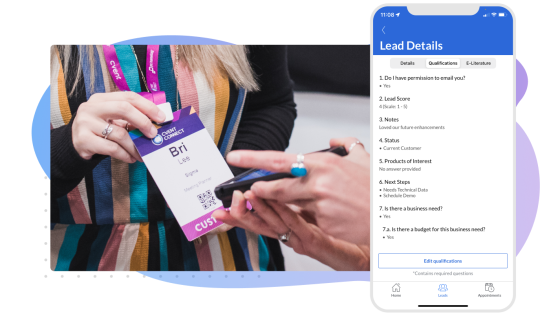 Lead Retrieval, Badge Scanner & Lead Capture App | Cvent